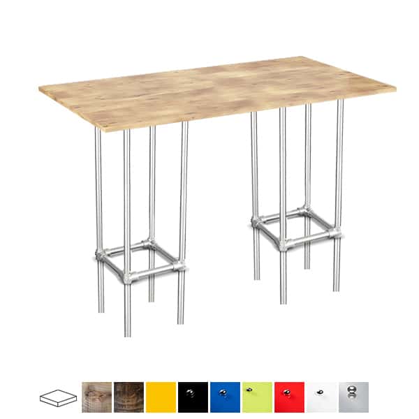 Long Industrial Poseur Table - More Furniture Hire